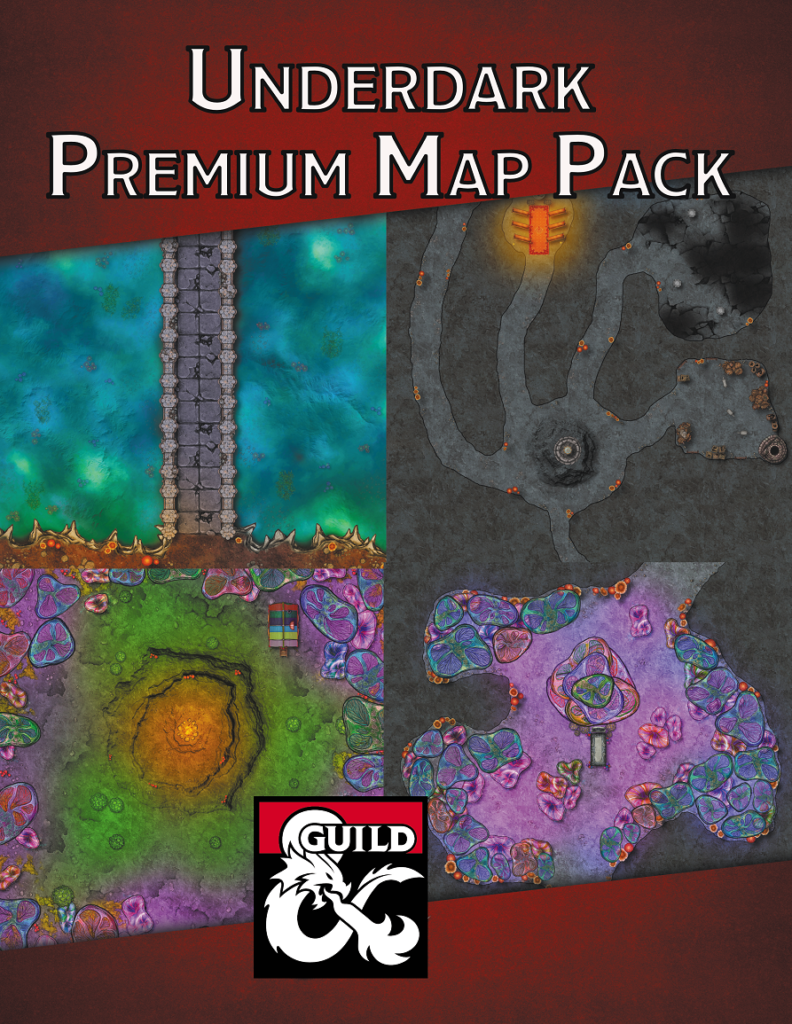 Underdark Premium Map Pack – CZRPG