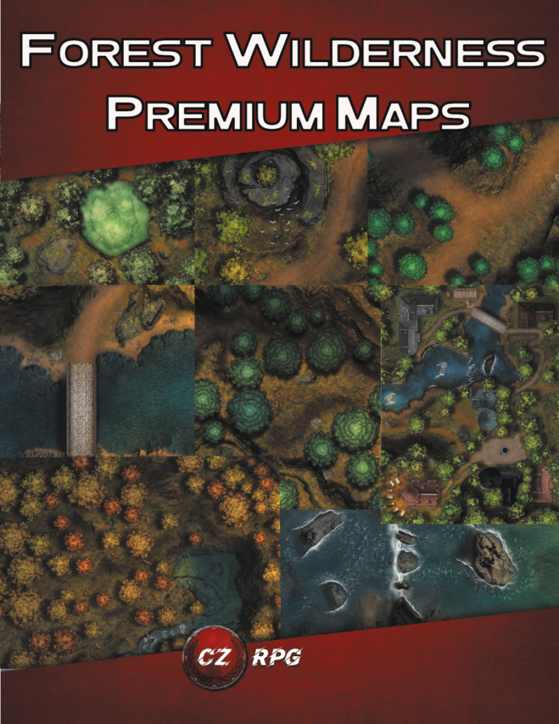 Forest Wilderness Premium Maps – CZRPG