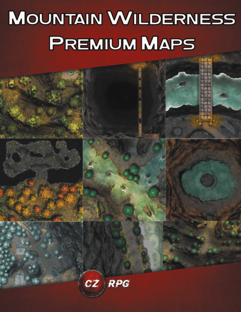 Mountain Wilderness Premium Maps – CZRPG