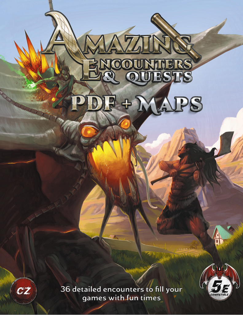 Amazing Encounters & Quests PDF + Maps [BUNDLE] – CZRPG